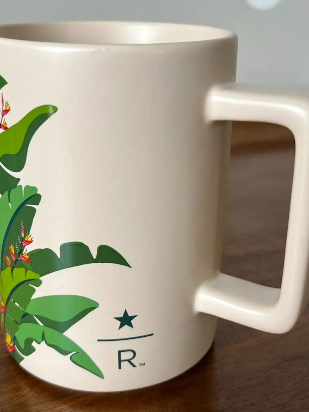Starbucks | Dining | Starbucks Reserve Banana Leaf Mug 220 Beige Green ...